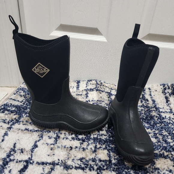 Muck | Shoes | Muck Kids Black Rain Snow Boots | Poshmark